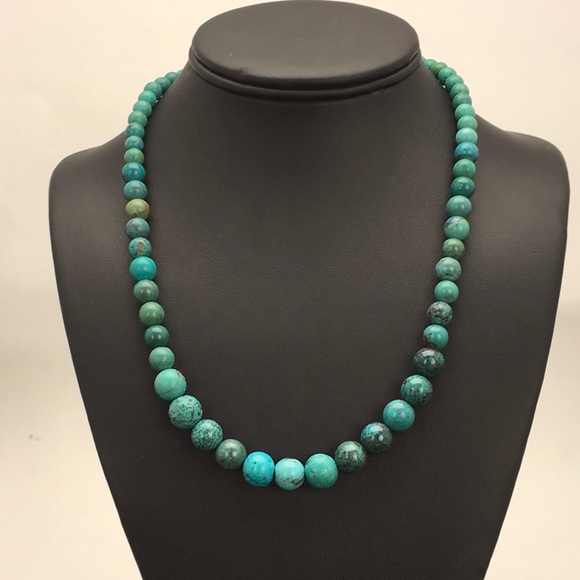 Jewelry | Spider Web Turquoise Necklace | Poshmark